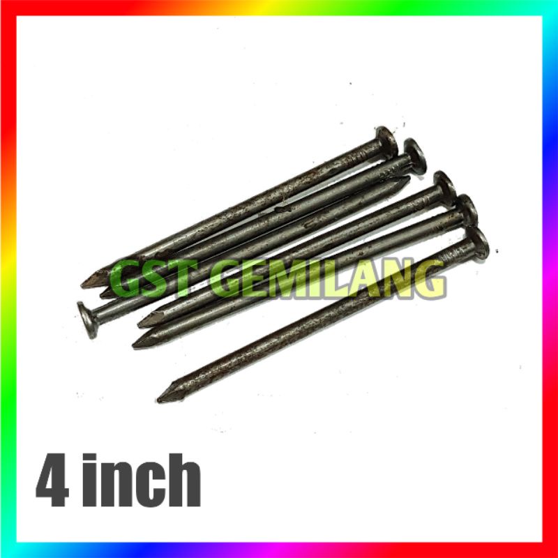 Jual 1ONS 100GR PAKU KAYU CAP BADAK 1 1.5 2 2.5 3 4 INCI INCH | Shopee ...