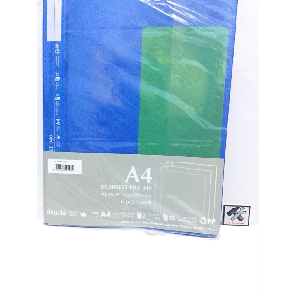 Jual BUSSINESS FILE MAP BISNIS FILE PENJAGA DOKUMEN DAICHII A4 SIZE ...