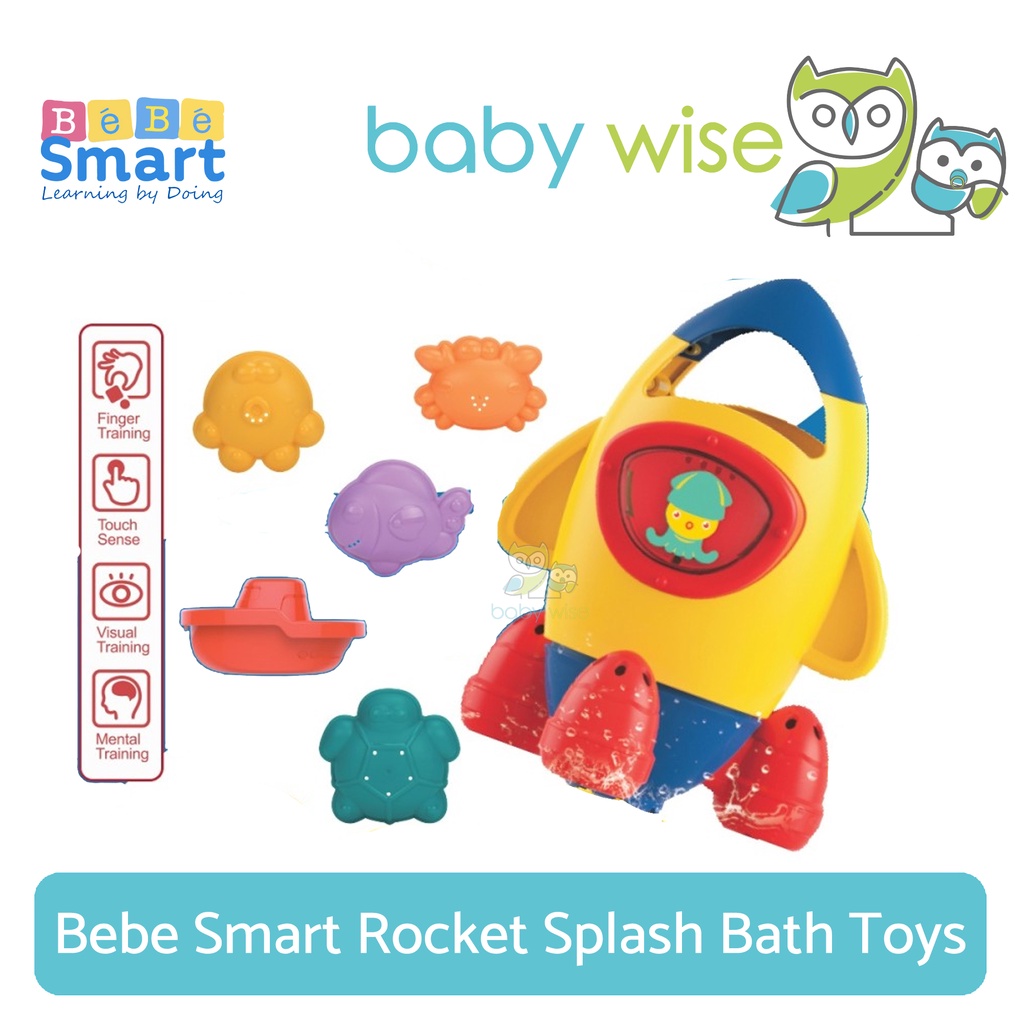 Jual Bebe Smart Rocket Splash Bath Toys | Shopee Indonesia