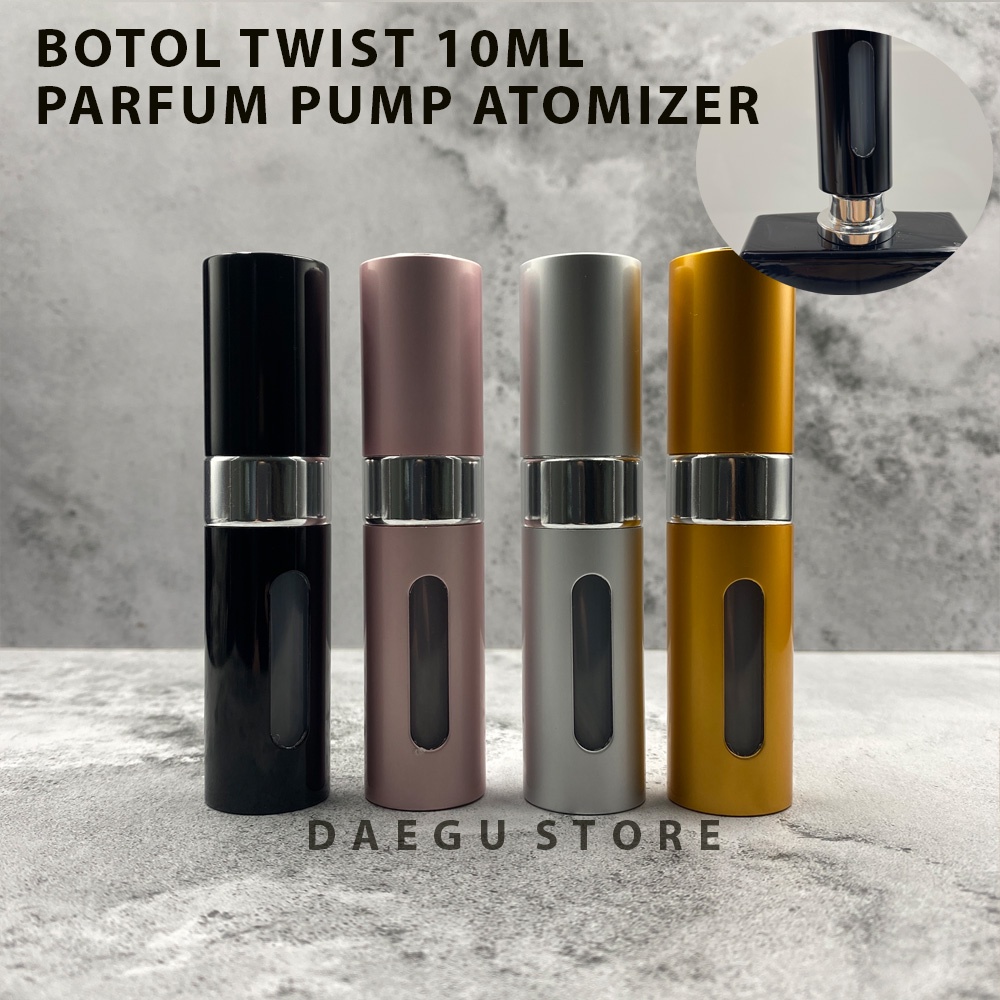 Jual Botol Twist dan Spray 10ml - Refill Atomizer Parfum Pump Travel ...