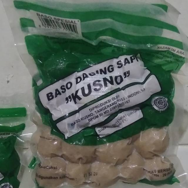 Jual Bakso sapi KUSNO 250gr | Shopee Indonesia