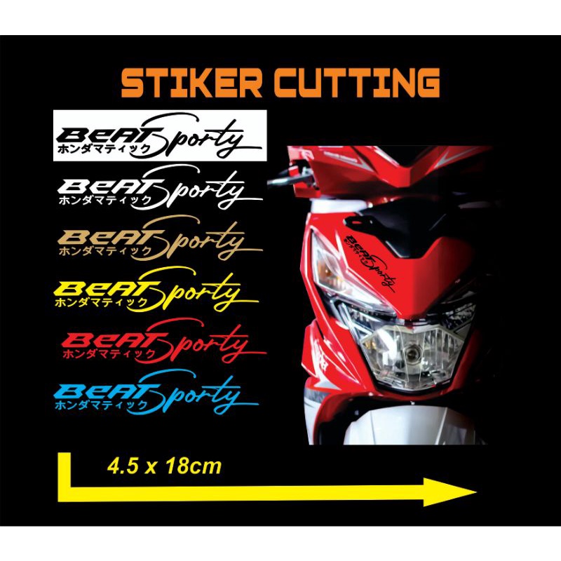Jual stiker beat sporty/japan (honda matic) | Shopee Indonesia