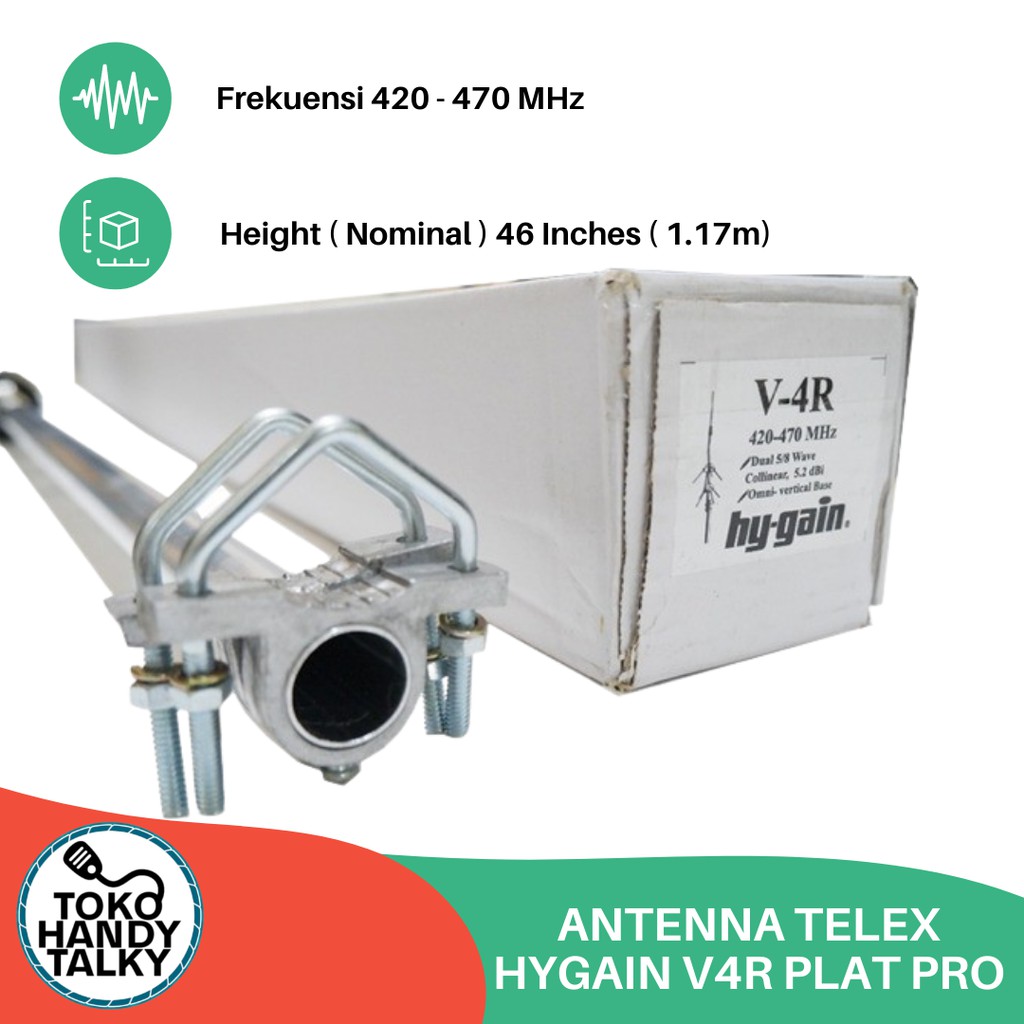 Jual ANTENNA RADIO RIG TELEX HYGAIN V4R PLAT PRO NEW | Shopee Indonesia