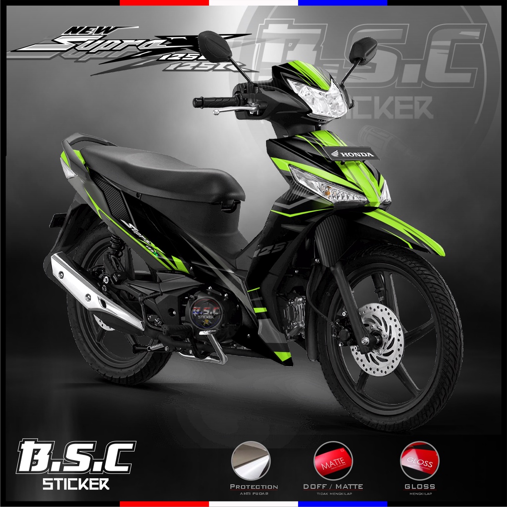 Jual Sticker Decal FULL BODY Supra X 125 Batman Supra X 125 New Motif ...