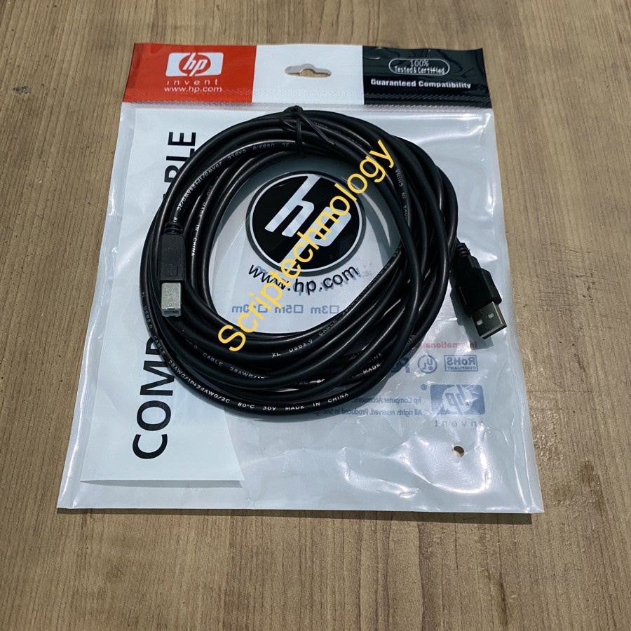Jual Kabel Printer Usb 5m / 5 Meter Merk Hp | Shopee Indonesia