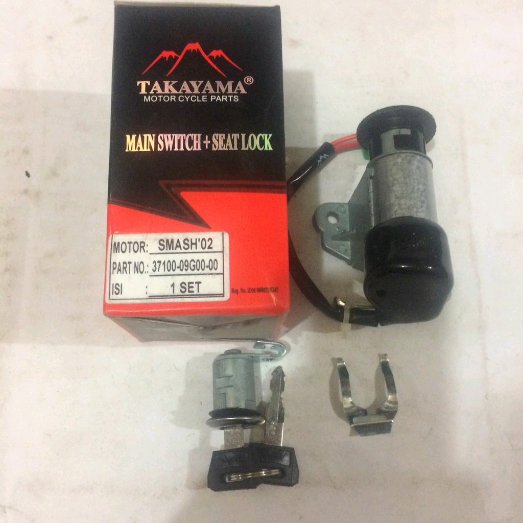 Jual KUNCI KONTAK SET KOMPLIT PLUS JOK SADEL SMASH 110 LAMA 2002 MEREK ...