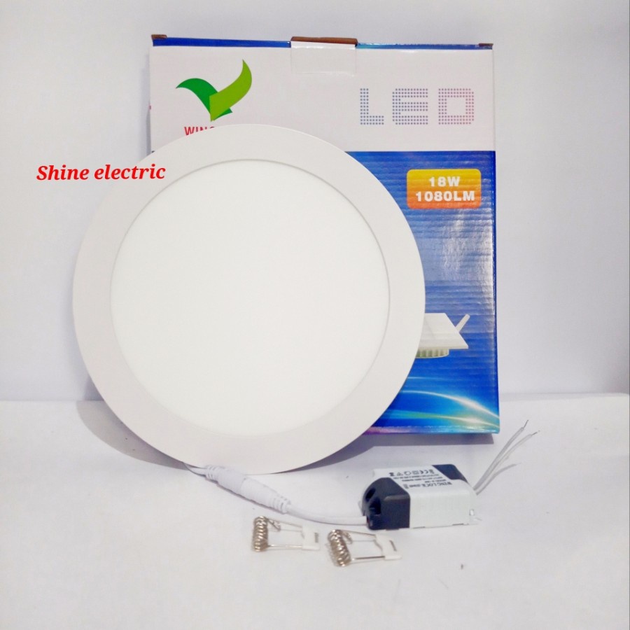 Jual Lampu Downlight Panel LED 18w 18watt 18 w Inbow Bulat Putih PL ...