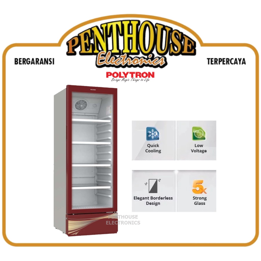 Jual Polytron Showcase SCN 237 R / SCN 237R 285L Elegant Borderless ...