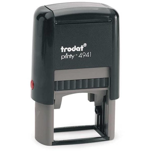 Jual Stempel Warna Otomatis Custom Design Trodat 4941 (Ukuran 24x41 mm) | Shopee Indonesia
