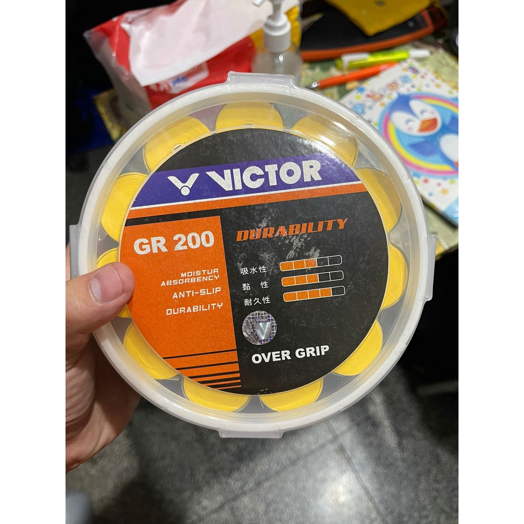 Jual Over Grip Badminton VICTOR GR 200 / GR200 ORIGINAL | Shopee Indonesia