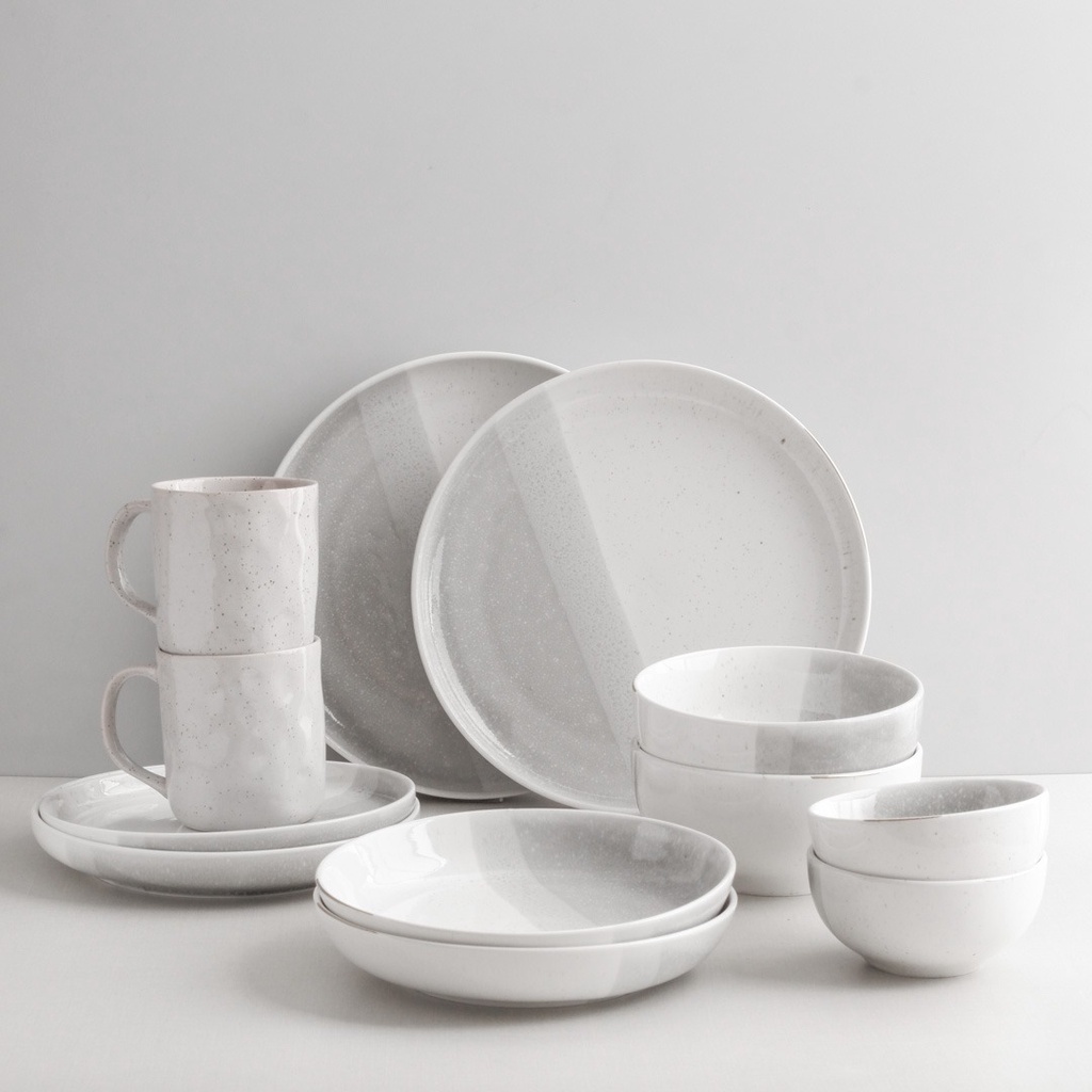 Jual Revere Gray Dinnerware Set / Piring Makan Set | Shopee Indonesia