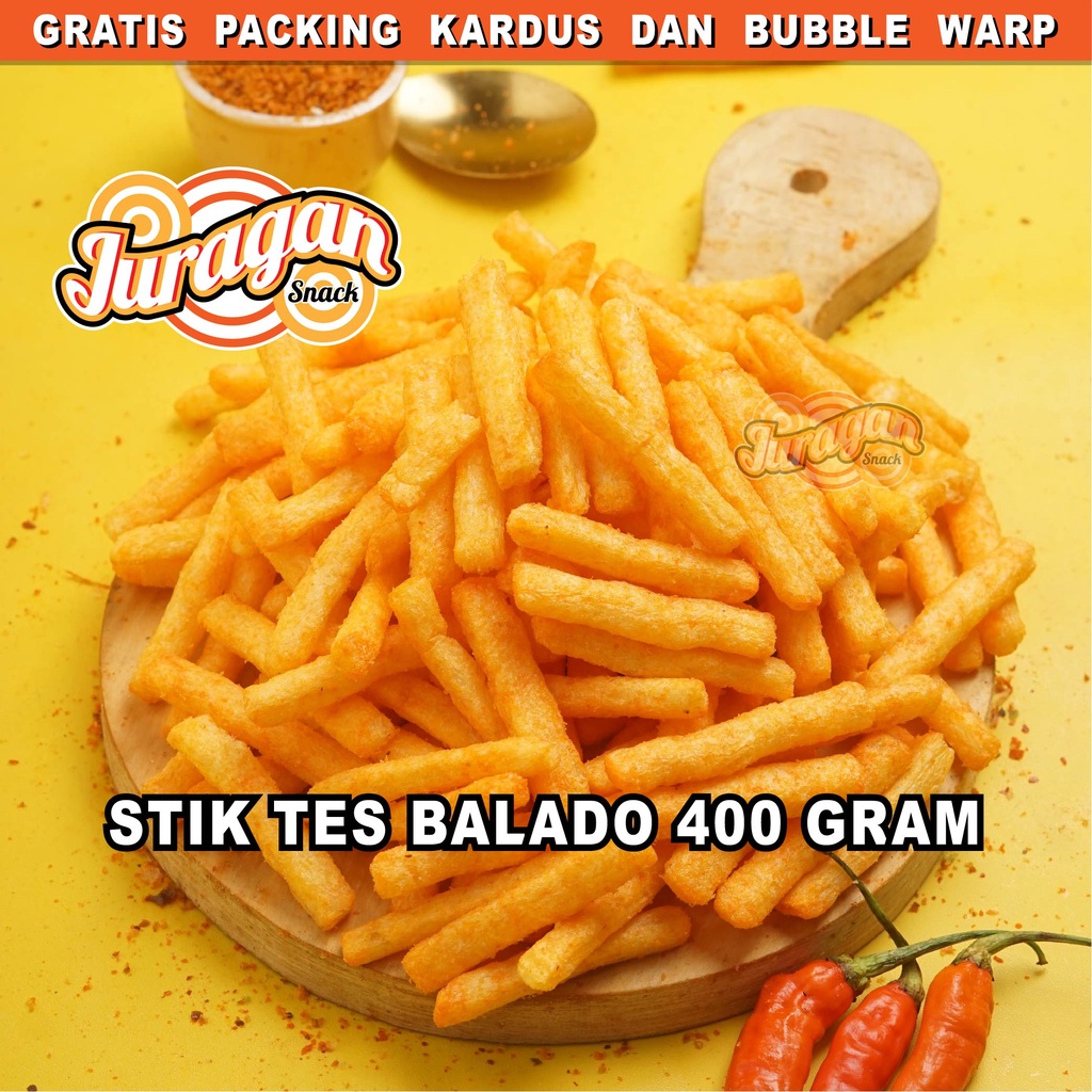 Jual STIK TES BALADO 400 gram snack kiloan makanan ringan jajanan ...