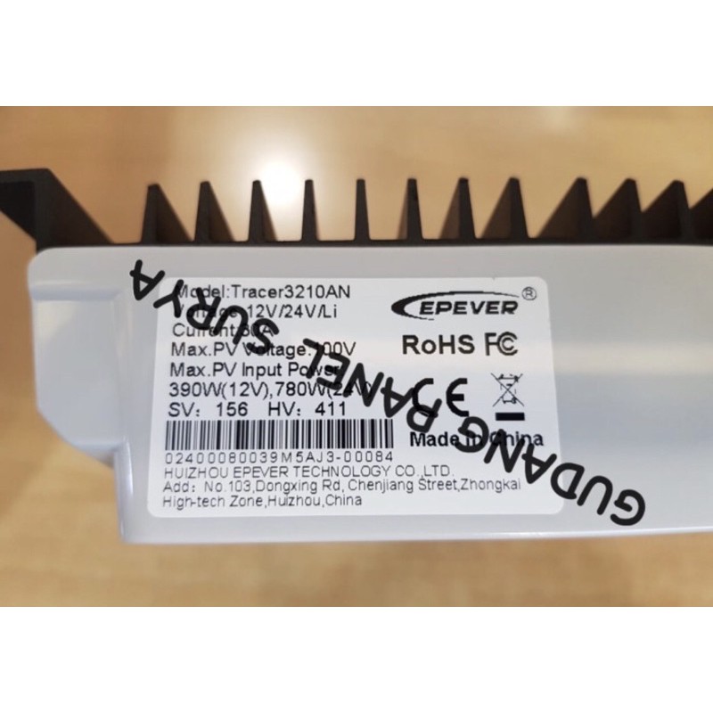 Jual Solar Charge Controller SCC 30A EPEVER TRACER 3210AN LCD REAL MPPT ...