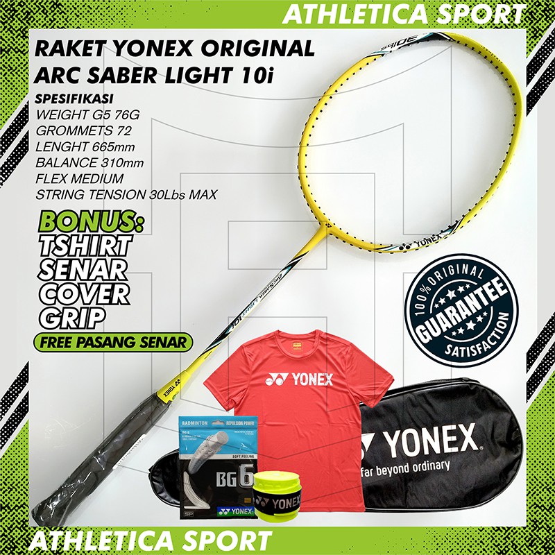Jual RAKET BADMINTON YONEX ARCSABER LIGHT 10i ORIGINAL | Shopee Indonesia