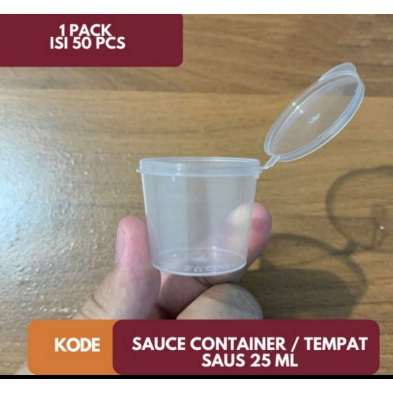 Jual CUP SAUCE 25 ML/CUP SAMBAL 25 ML/WADAH SAUS/TESTER CUP (ISI 50 PCS ...