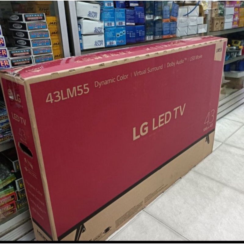 Jual TV LED LG 43inc LM55 Digital TV LM55 LED43inch full HD Khusus Grab ...