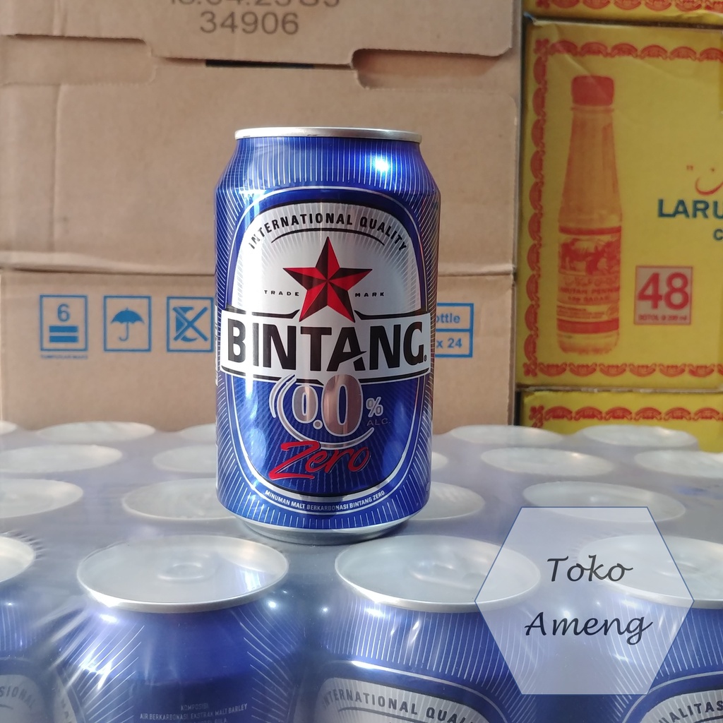 Jual Bintang Zero kaleng 330ml - 1 Dus (24pcs) | Shopee Indonesia