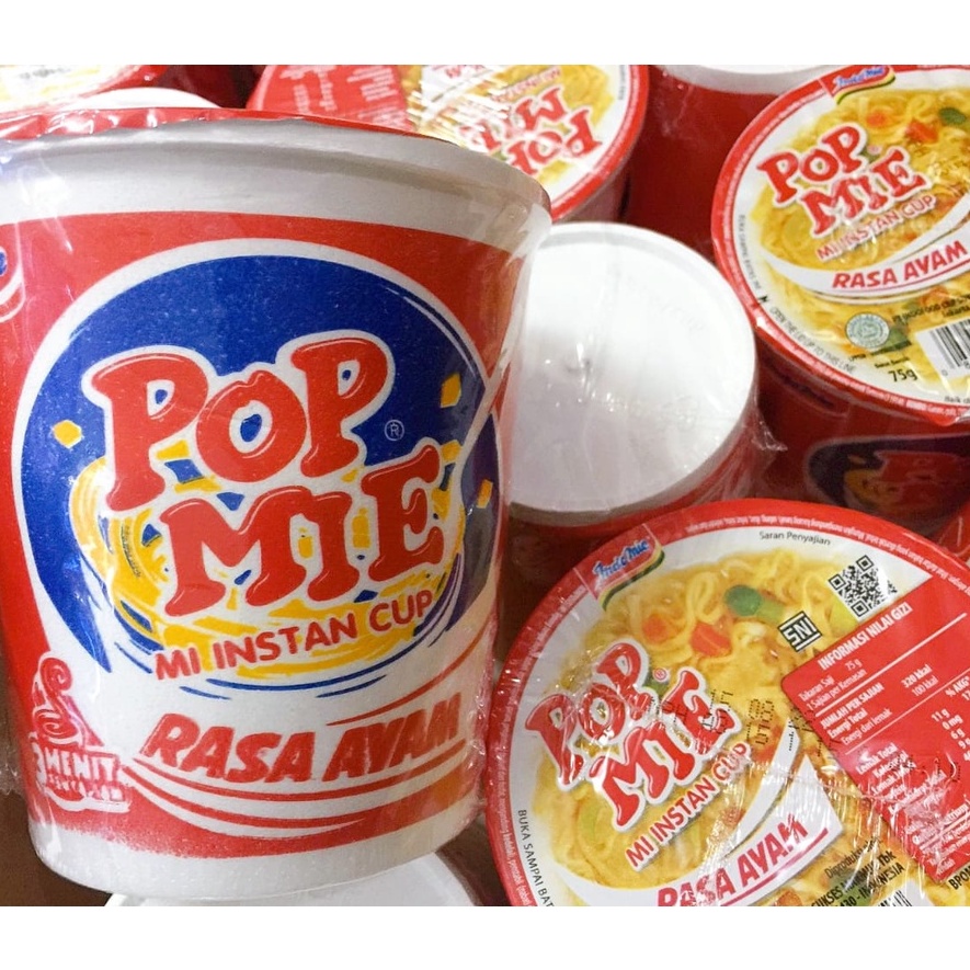 Jual POP MIE Mi Instan Cup 75 gr Rasa Ayam | Shopee Indonesia