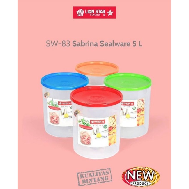 Jual Lion Star SW-83 toples makanan 5 liter toples kerupuk toples ...