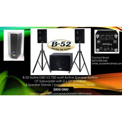 Jual SPEAKER B-52-MATRIX-1000.FULLSET | Shopee Indonesia