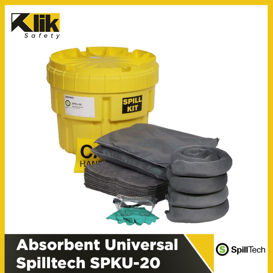 Jual Spilltech Sorbent Spill Kit 20 Gallon Universal SPKU-20 Original ...