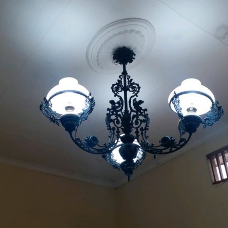 Jual lampu antik cabang 3 gratis packing kayu | Shopee Indonesia