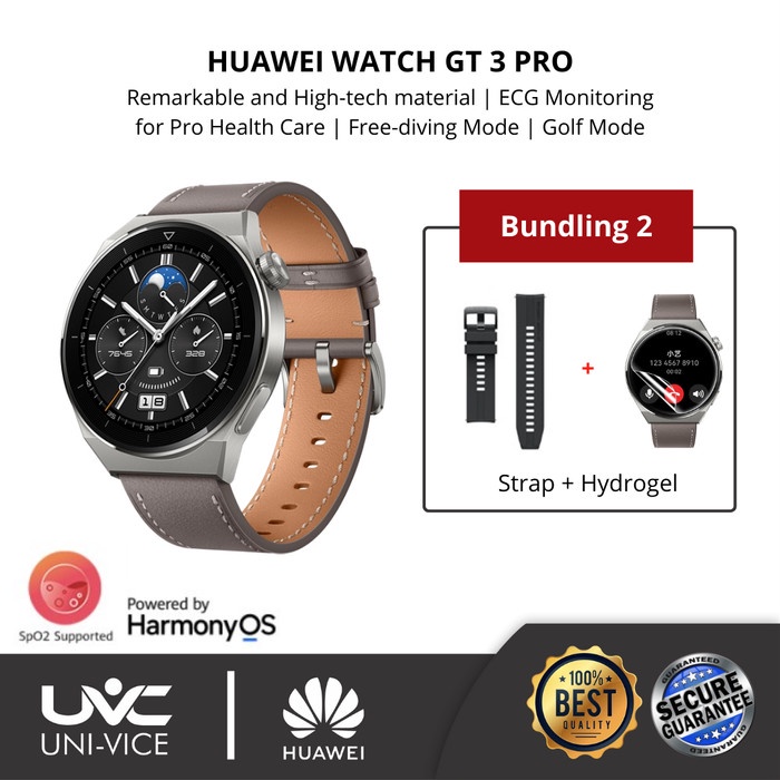 Jual HUAWEI Watch GT 3 Pro GT3 Pro SmartWatch Original Garansi Resmi ...