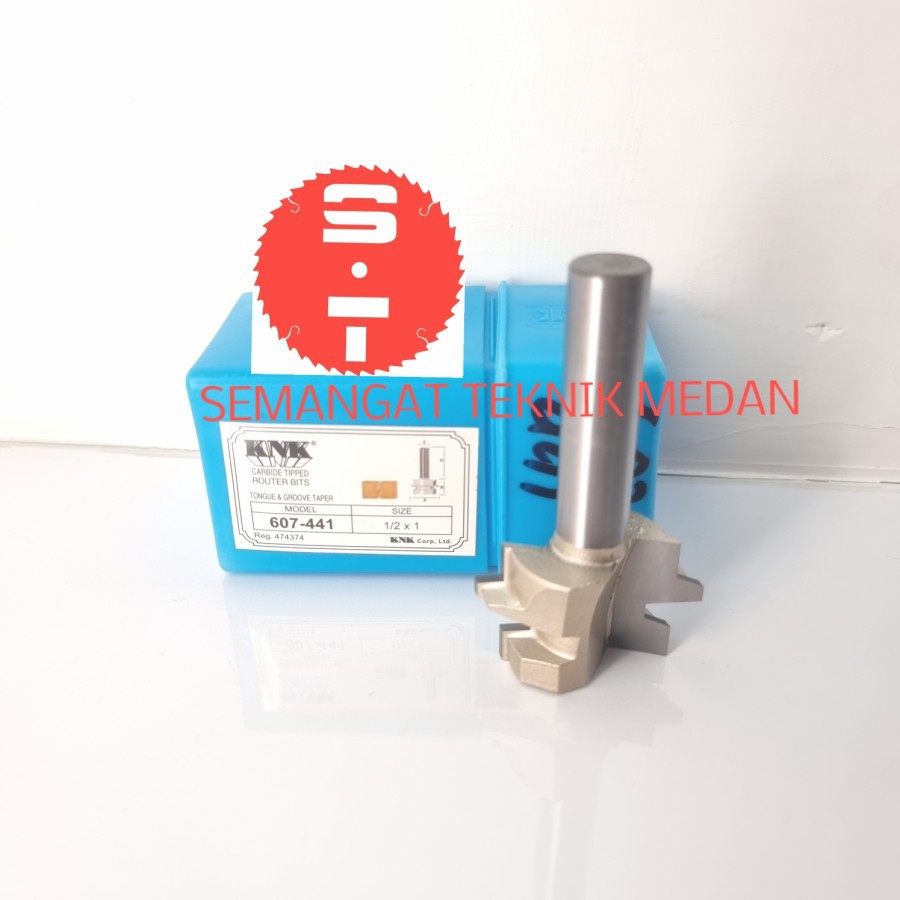 Jual 607-441 MATA PROFIL ROUTER SAMBUNG PAPAN KAYU TONGUE GROOVE TAPER ...
