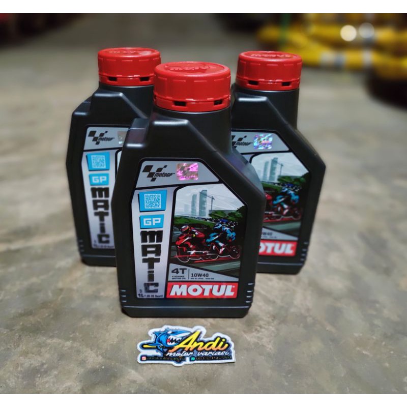 Jual Oli Motul GP Matic 10W40 4T 1L Nmax PCX XMAX Vespa | Shopee Indonesia