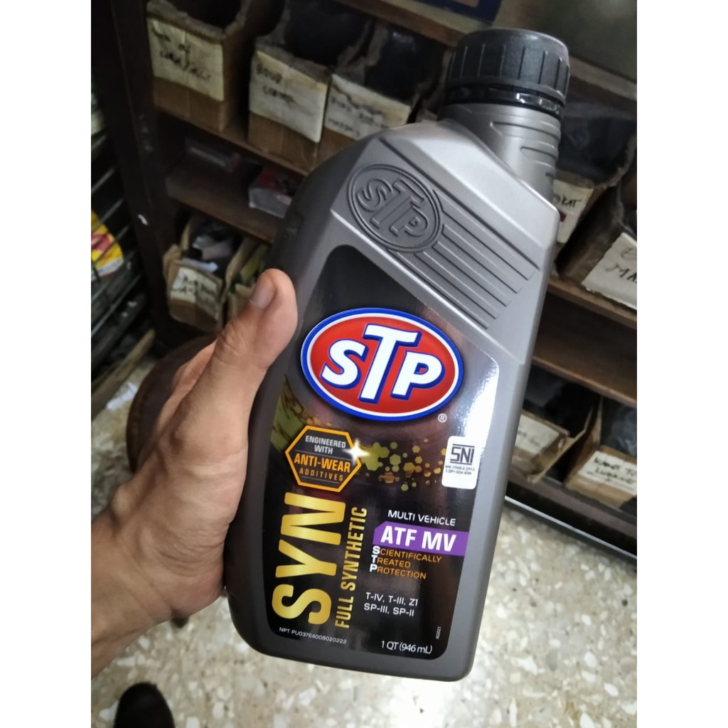 Jual OLI TRANSMISI STP SYN FULL SYNTHETIC ATF MV | Shopee Indonesia