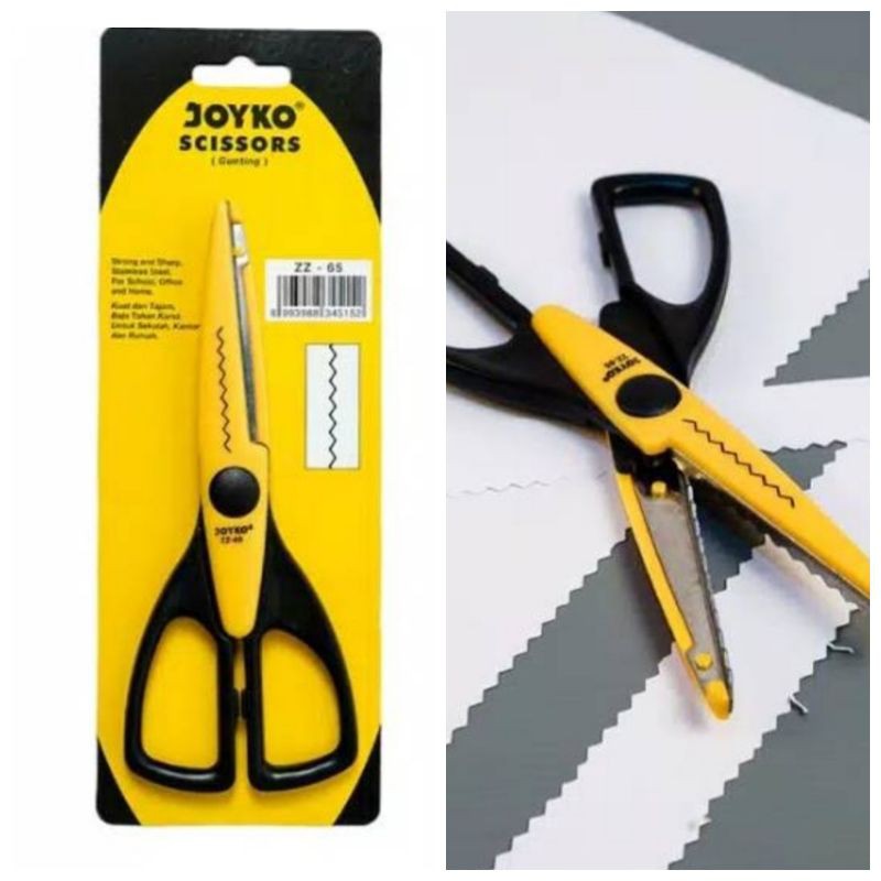 Jual gunting joyko/gunting gerigi/gunting zigzag ZZ-65 | Shopee Indonesia