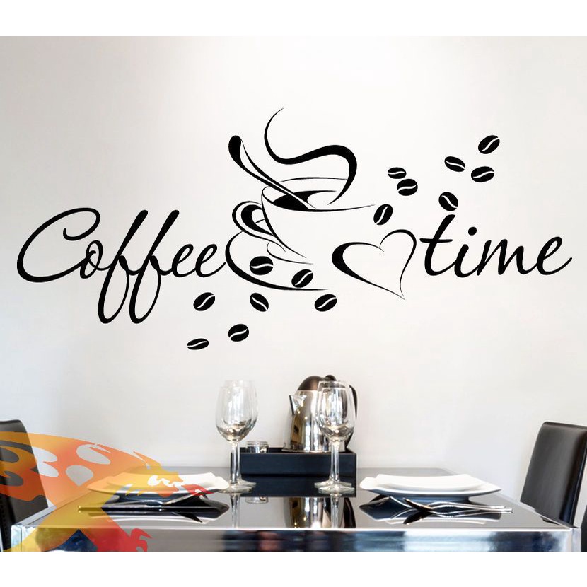 Jual AURA - Wall Sticker Cafe / Stiker Dinding / Wallstiker / Hiasan ...