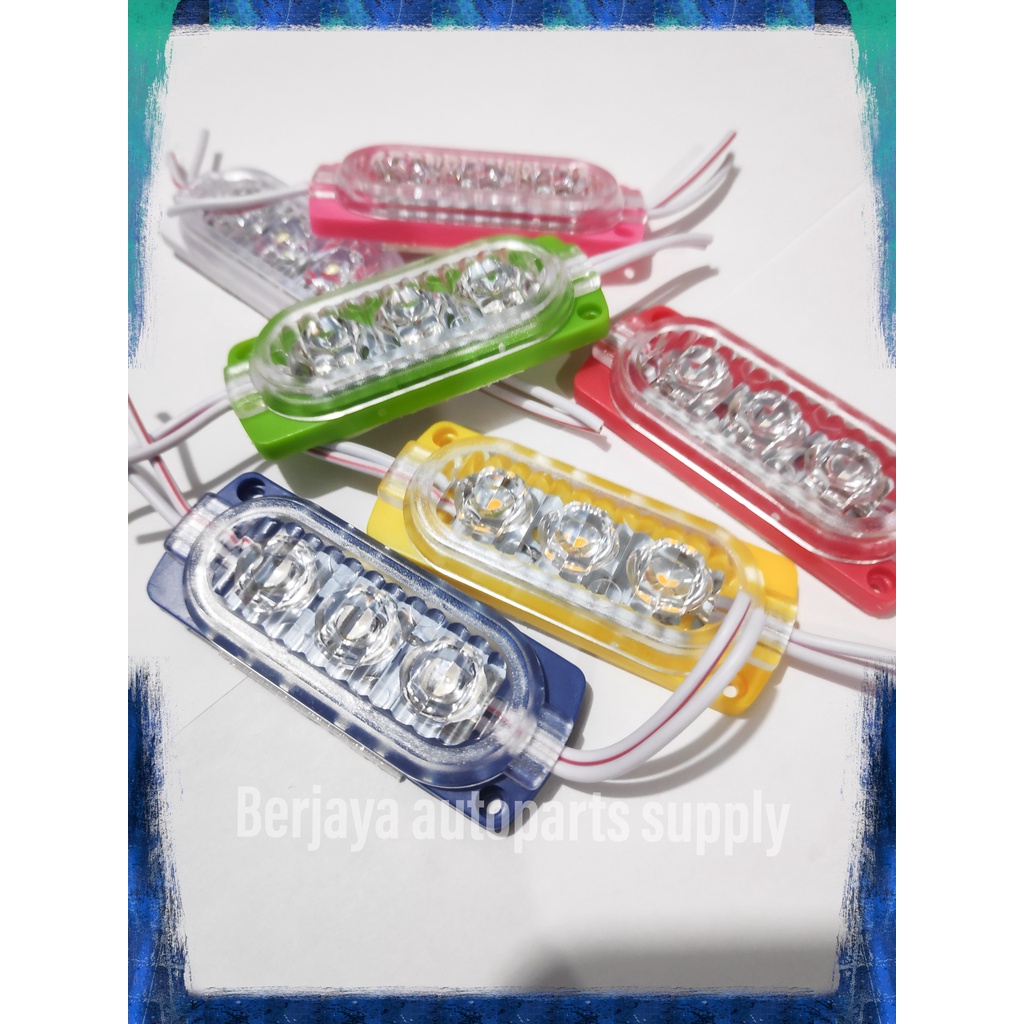 Jual LED ULTRASONIC 3 MATA 12V 24V LED KOTAK MOBIL TRUK | Shopee Indonesia