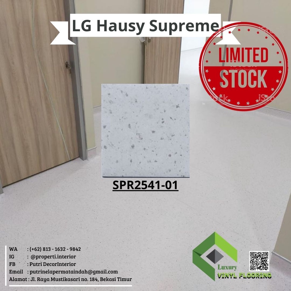 Jual Vinyl LG Supreme Granit uk 2m x 20m tebal 2mm stok terbatas ...