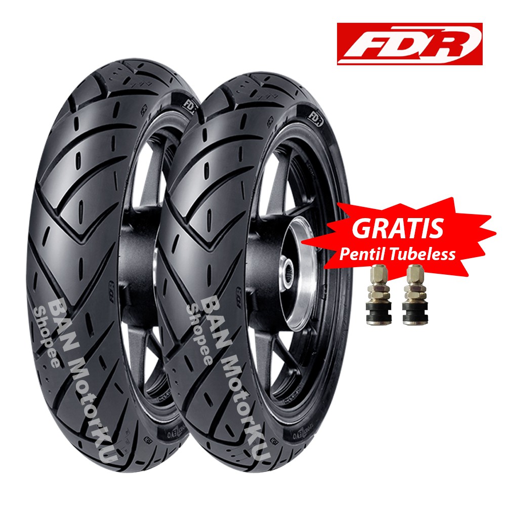 Jual Paket FDR Sport Zevo ukuran 80/80-14 & 100/80-14 Ban Motor Tubeless Mio Z NewSoul GT125 Mio ...