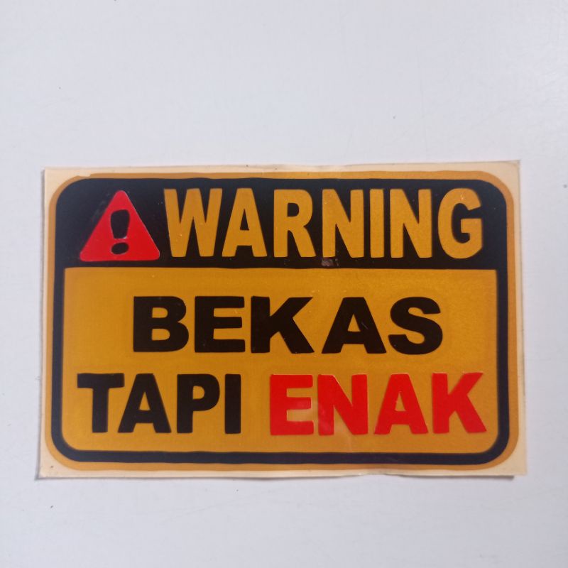 Jual Sticker cutting motor tulisan kata-kata lucu warning viral terbaru | Shopee Indonesia
