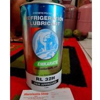 Jual Oli Kompresor EMKARATE RL32H 1 liter Refrigeration Lubricant Oil ...