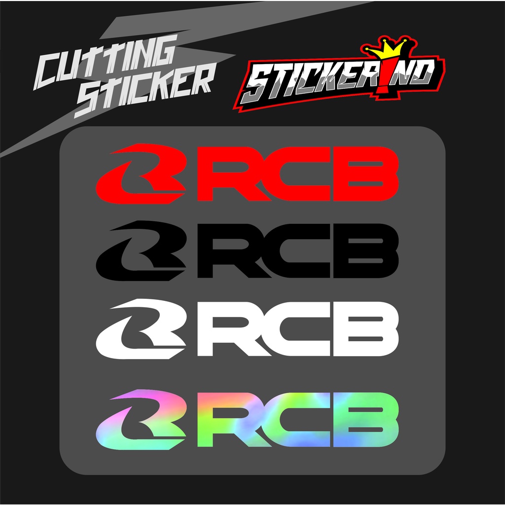 Jual STIKER STICKER CUTTING RCB RACING BOY | Shopee Indonesia