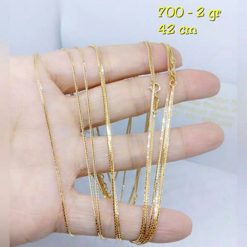 Jual Rantai Kalung Emas Italy Kadar 700 | Shopee Indonesia