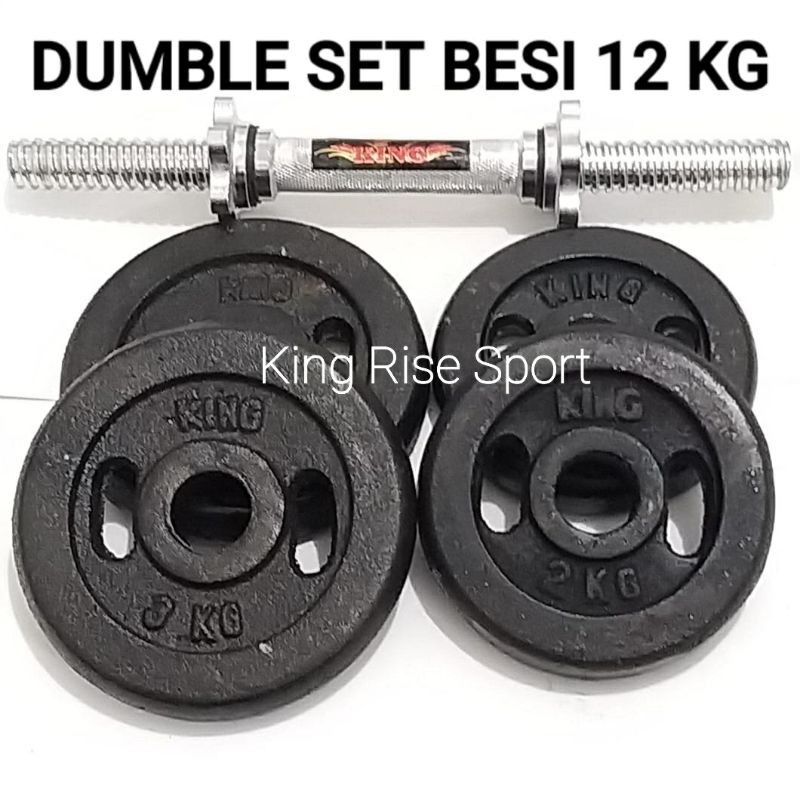 Jual Dumble Set Besi King 12 Kg - Ekonomis | Shopee Indonesia