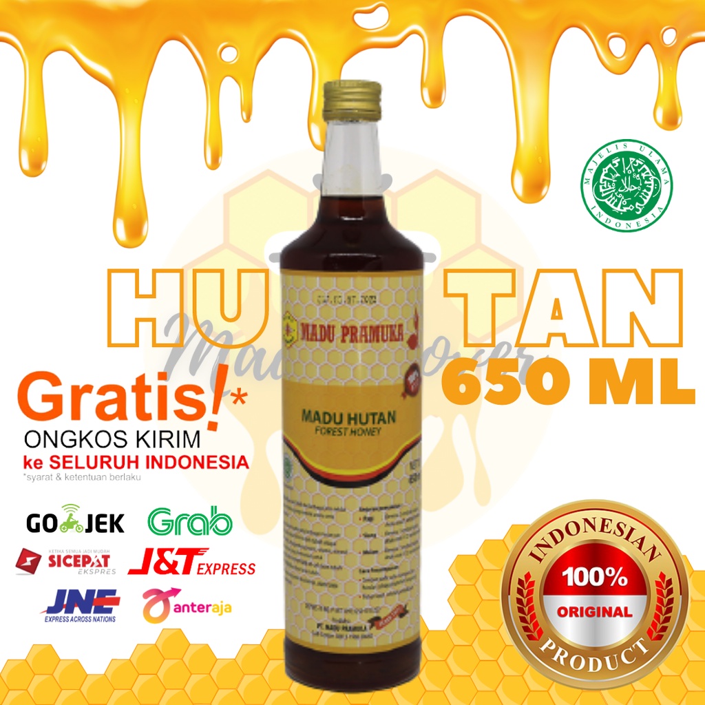Jual Madu Hutan - Madu Pramuka Hutan 650 ML | Shopee Indonesia
