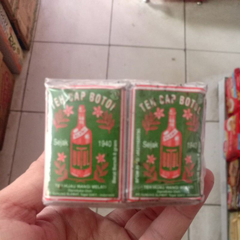 Jual 1 PAK TEH CAP BOTOL HIJAU KECIL 4 GR [ 10 PC ] ** | Shopee Indonesia
