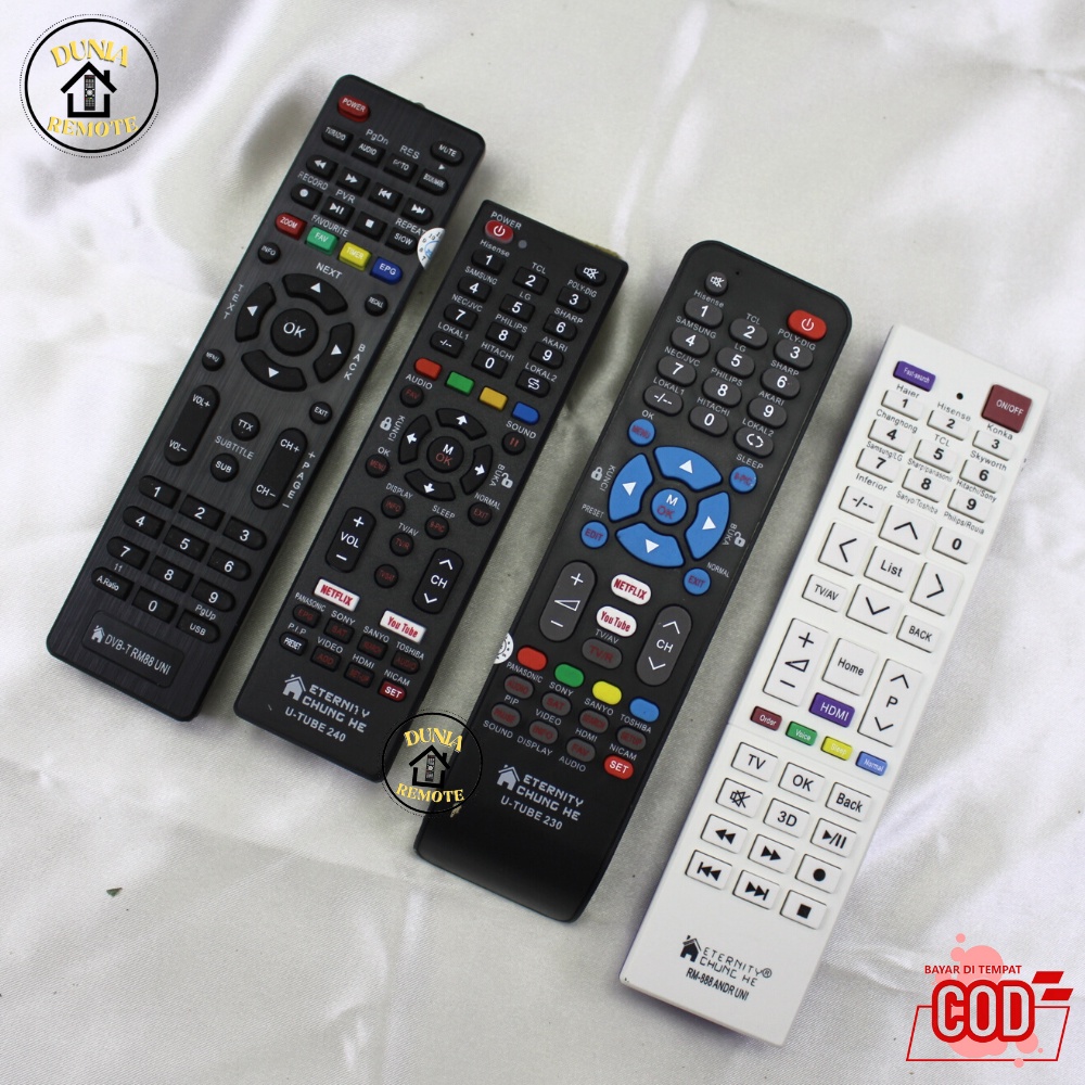 Jual Remote Remot TV ANDROID Smart Multi Universal berbagai merk series (samsung, toshiba ...