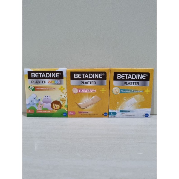 Jual BETADINE Plaster plester luka Junior / Elastic Fabric / Waterproof ...