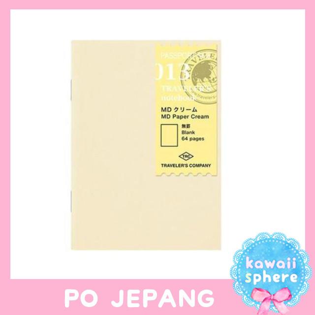 Jual Midori Travelers Notebook | Passport Size | Cream Refill | PO ...