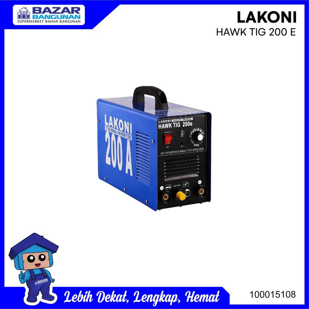 Jual Lakoni - Mesin Las Trafo / Travo Listrik Inverter Dc Hawk Tig 200 E 200E | Shopee Indonesia