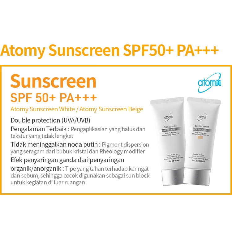 Jual Atomy Sunscreen | Shopee Indonesia