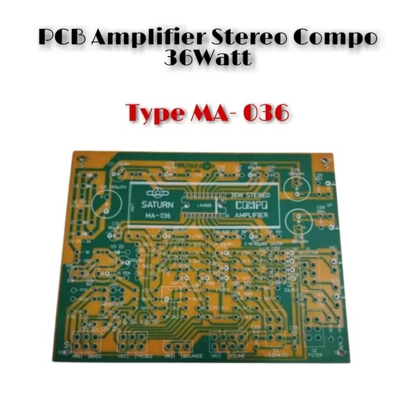 Jual PCB 36W Stereo Compo Amplifier MA-036 | Shopee Indonesia