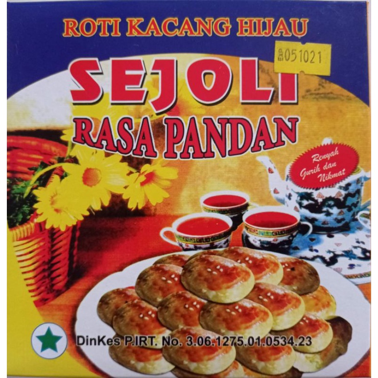 Jual Roti Kacang SEJOLI Oleh-Oleh Khas Medan Rasa Pandan isi Kacang ...