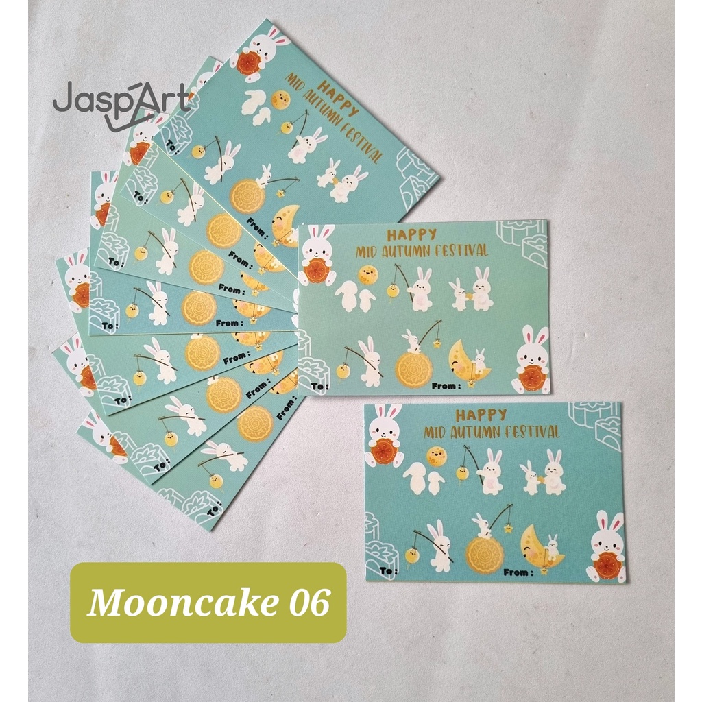 Jual KARTU UCAPAN FESTIVAL KUE BULAN GREETING CARD MOONCAKE FESTIVAL ...